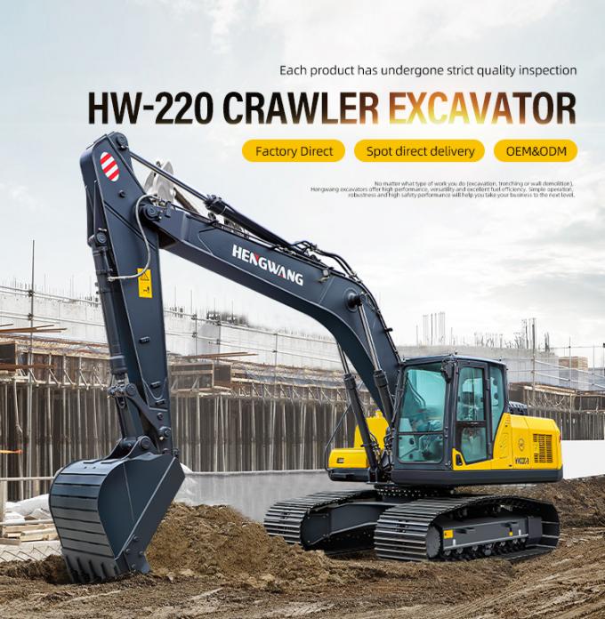 2-5 Cubic Meters Heavy Duty Excavator
